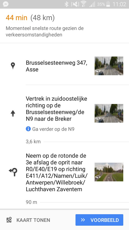 Google Maps toont Street View-afbeeldingen bij routebeschrijving | De ...