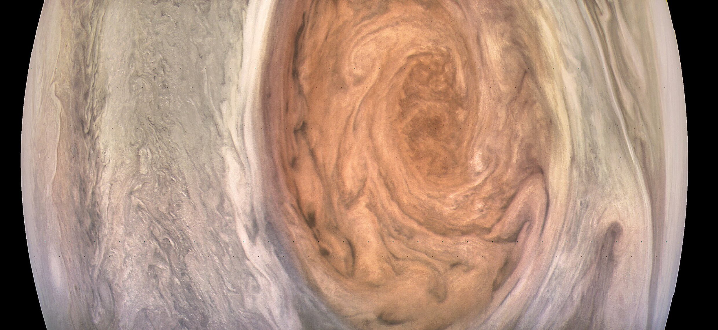 NASA onthult beelden van grote rode vlek op Jupiter | De Morgen