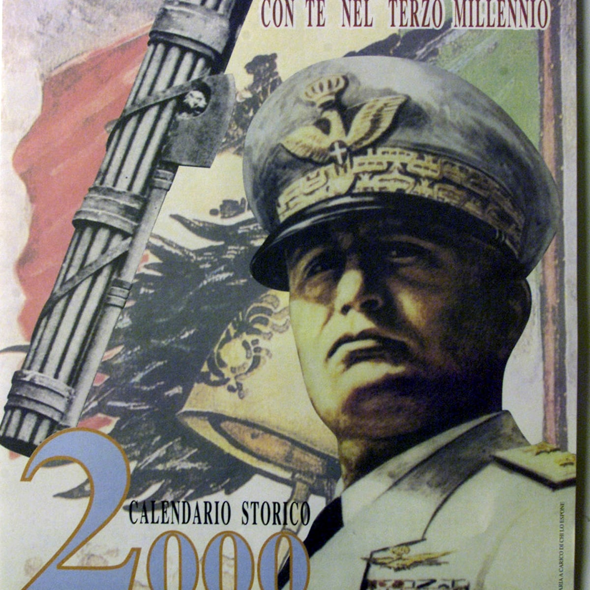 Propaganda De Benito Mussolini Propaganda Photographic Postcard With