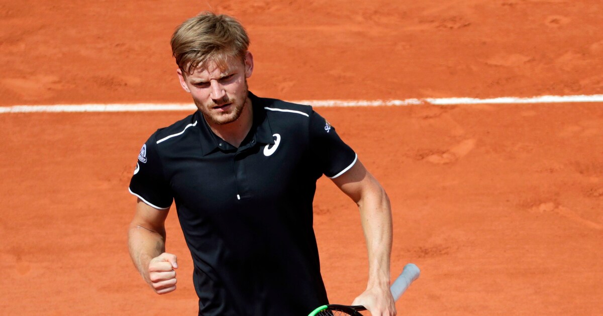 David Goffin vecht als een leeuw en stoot door naar achtste finales ...