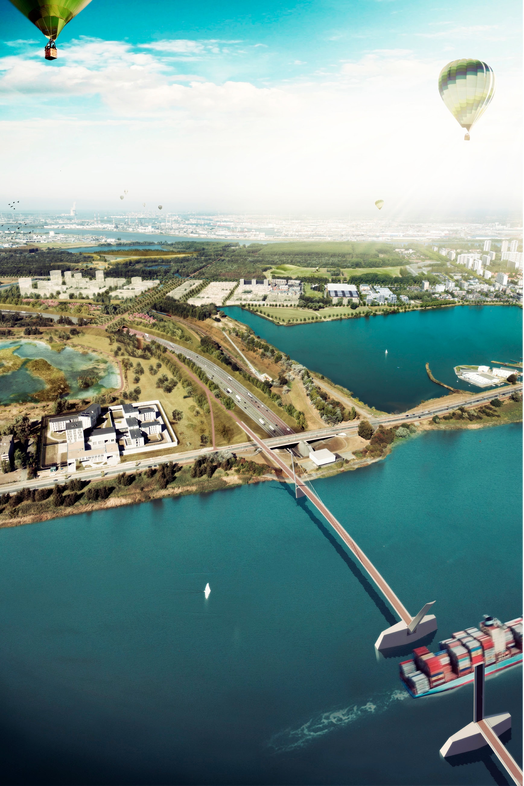 De brug die links en rechts verbindt: iedereen in Antwerpen is blij met ...