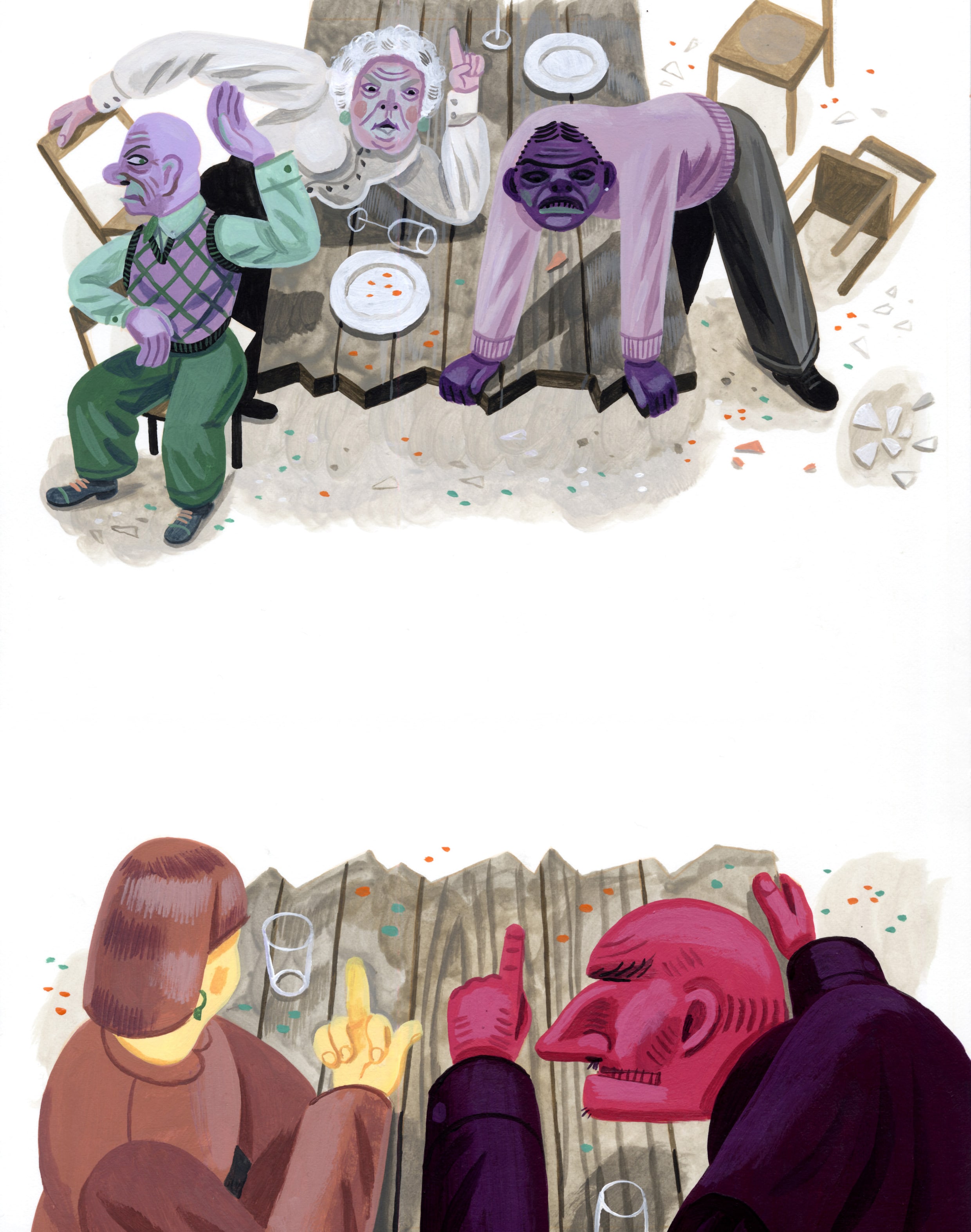 Rustig blijven, niet met borden gooien: elegant ruziemaken doe je zo ...