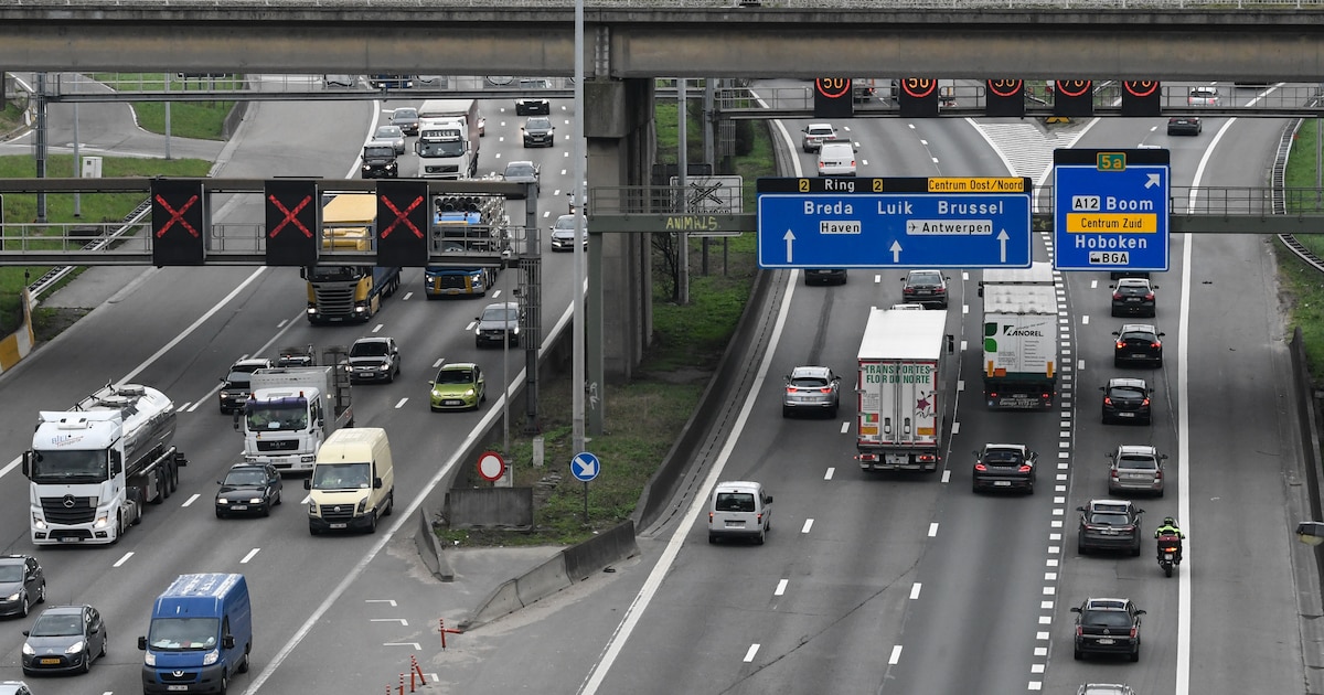 Snelheid op Antwerpse Ring vanaf 2025 verlaagd tot 80 kilometer per uur | De Morgen