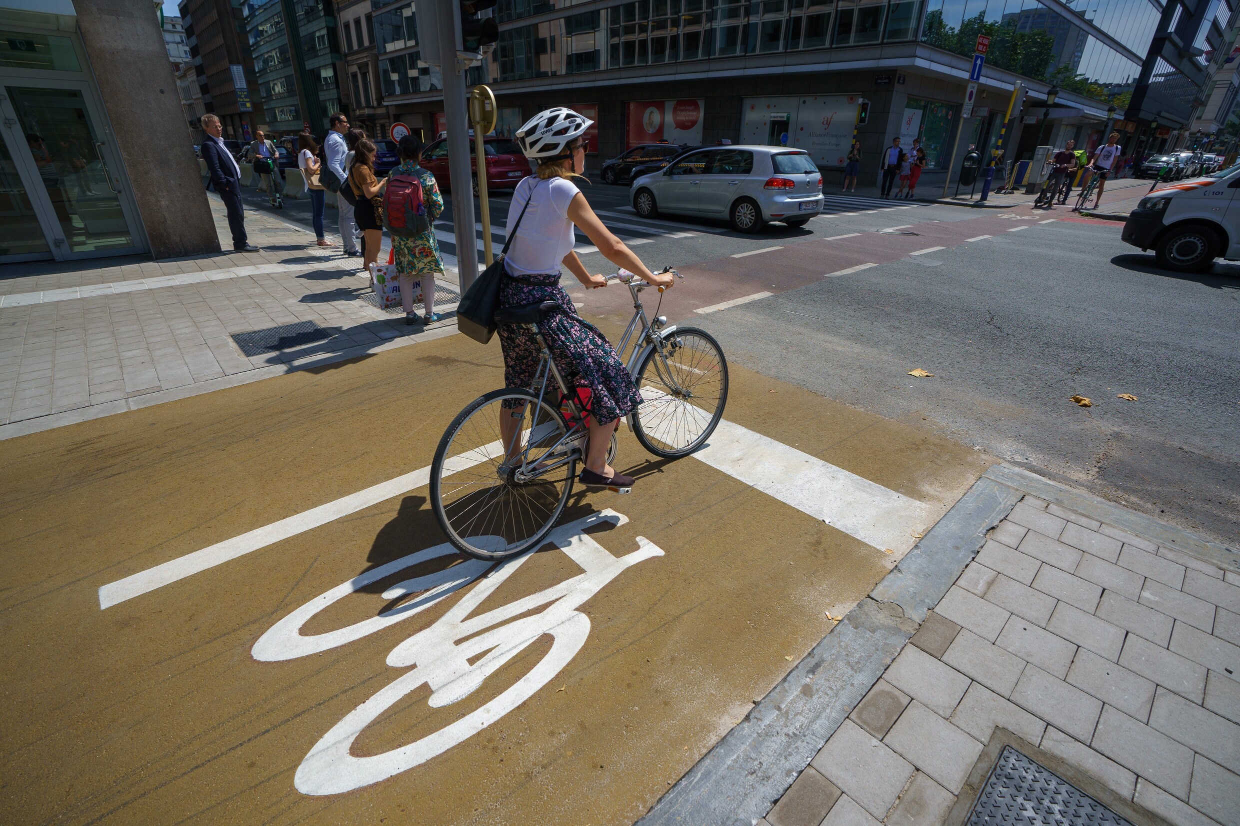 40 kilometer extra fietspaden in Brussel voor woon-werkverkeer | De Morgen
