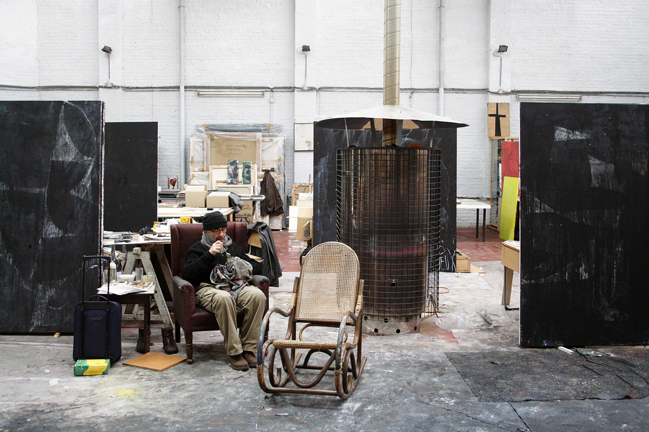 Philippe Vandenberg in Bozar: hartenkreten uit een Molenbeeks atelier ...