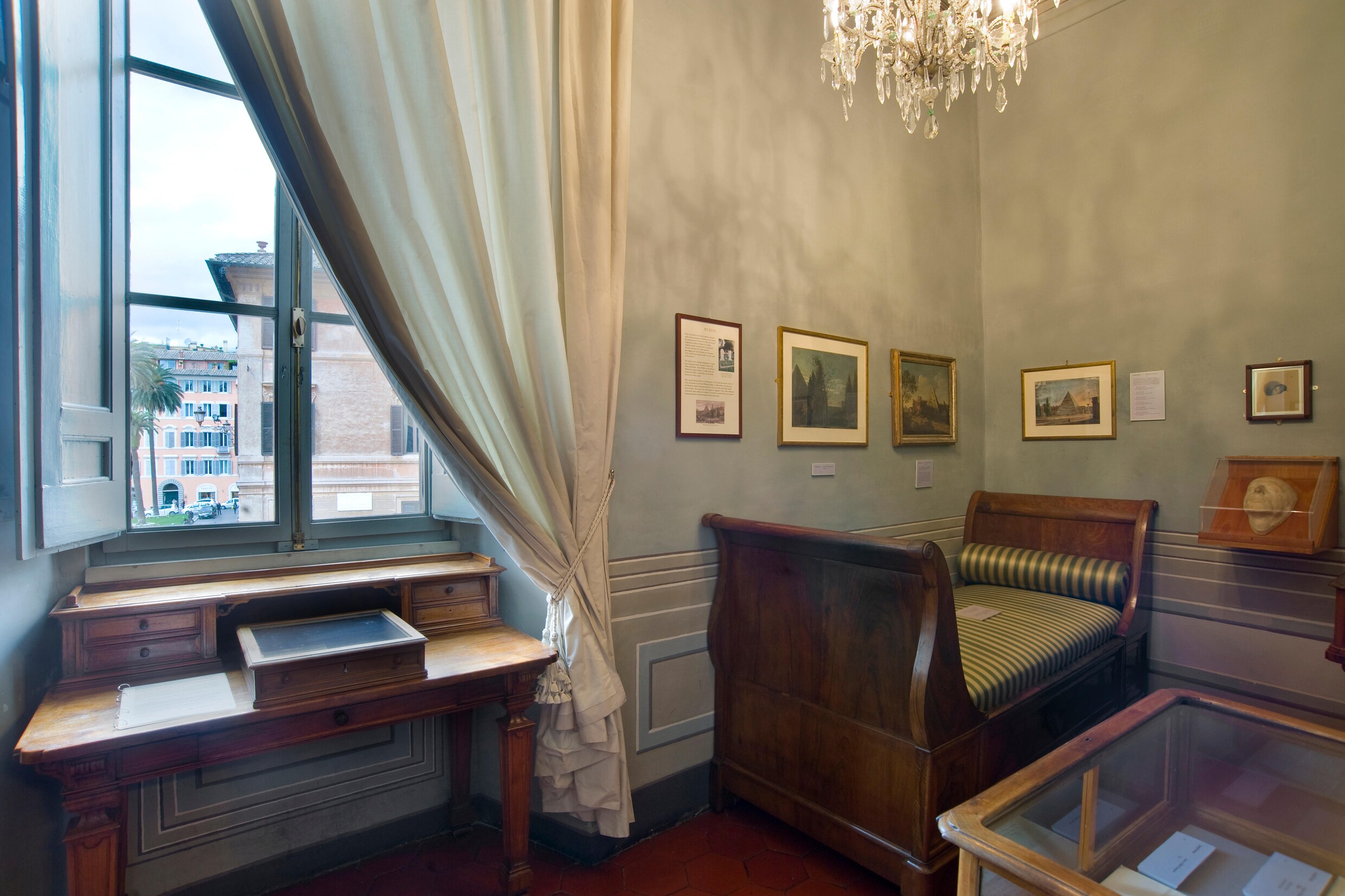 In dit huis in Rome blies dichter John Keats zijn laatste adem uit | De ...