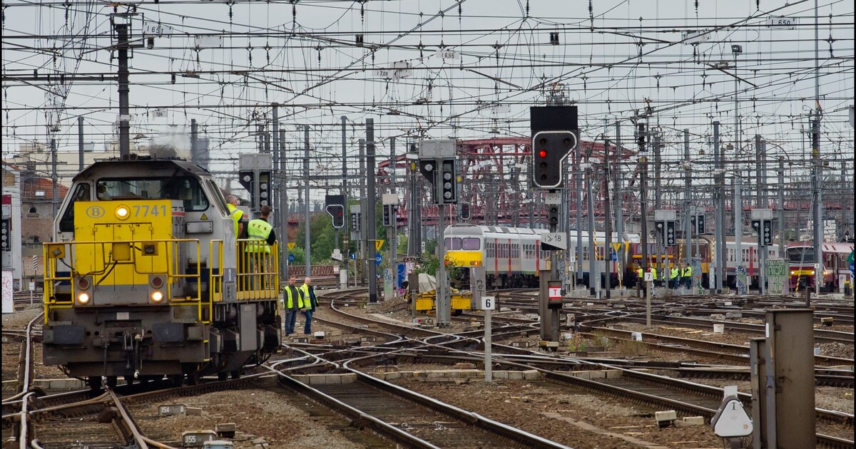 ACOD Spoor met pamfletten tegen gebrekkige veiligheid | De Morgen