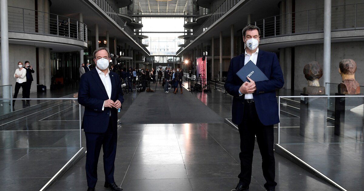 Markus Söder en Armin Laschet kandidaat om Angela Merkel op te volgen ...