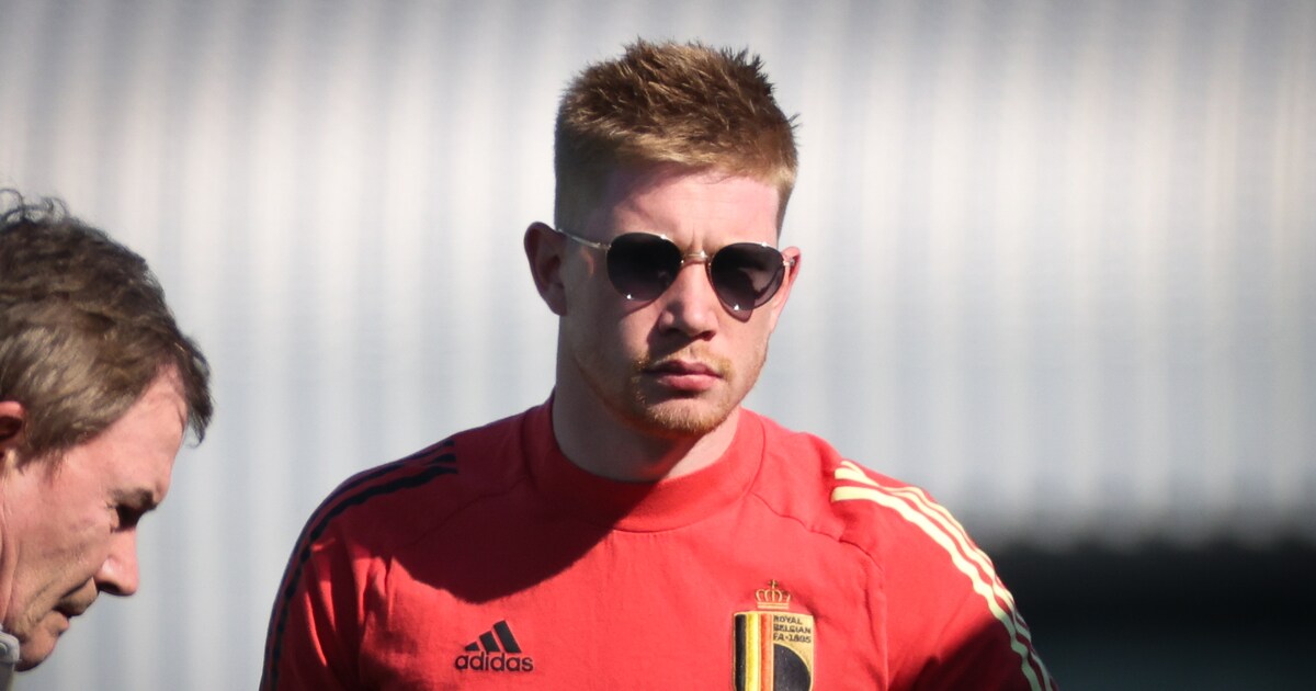 Nog geen Kevin De Bruyne op de voorlaatste training van de Rode Duivels ...