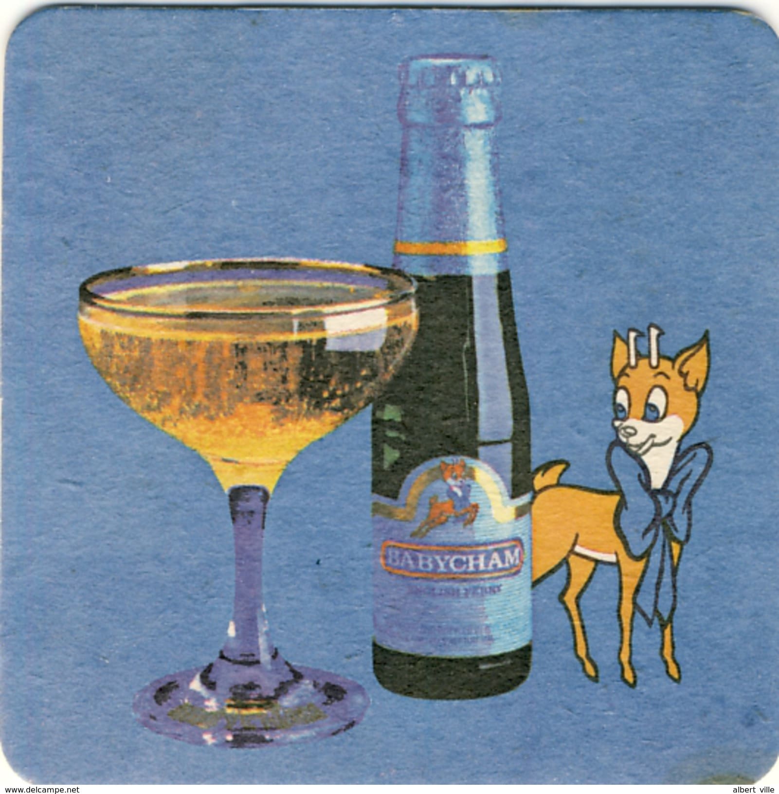 Van Babycham ga je geen hemelse liederen zingen. Maar het logo is wel ...