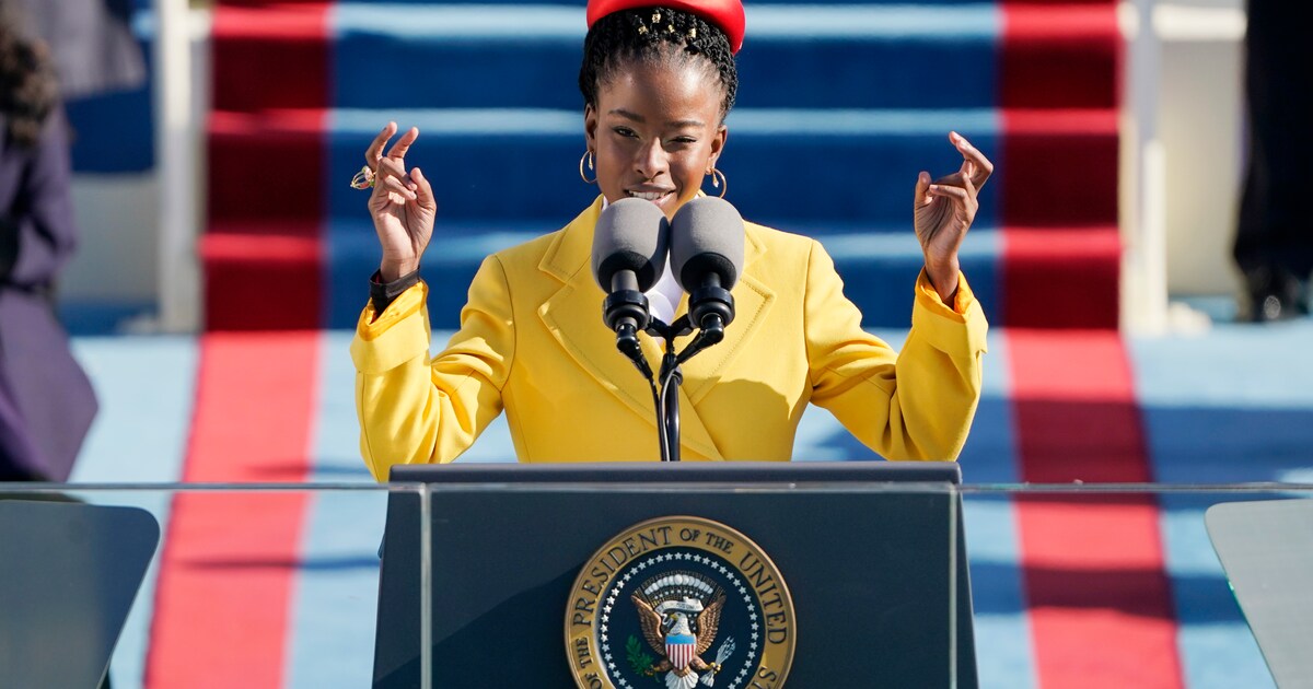 Dichter Amanda Gorman luidt het nieuwe jaar in met ‘New Day’s Lyric ...