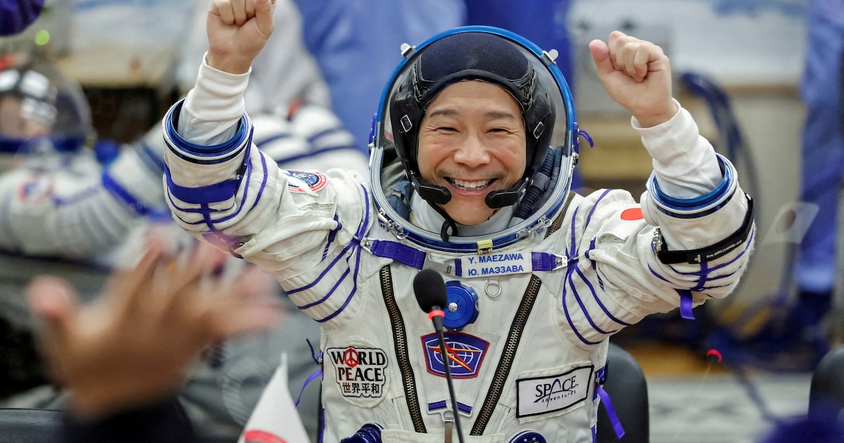 Japanse miljardair neemt artiesten, onder wie dj Steve Aoki, mee op ...