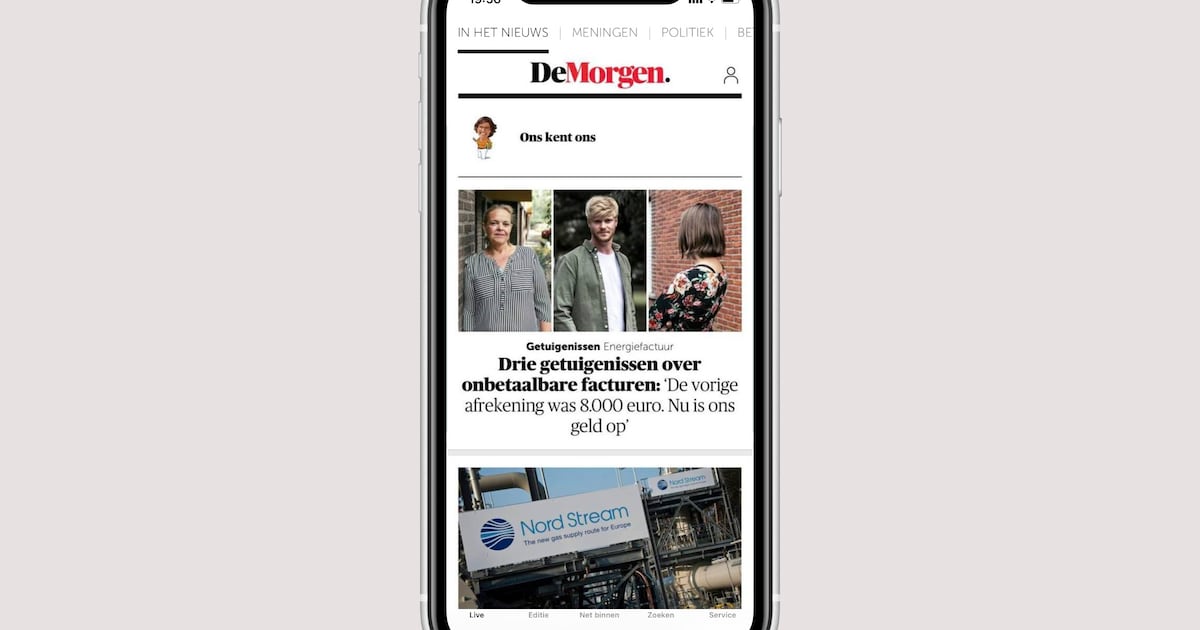 Lees de digitale krant vandaag gratis | De Morgen