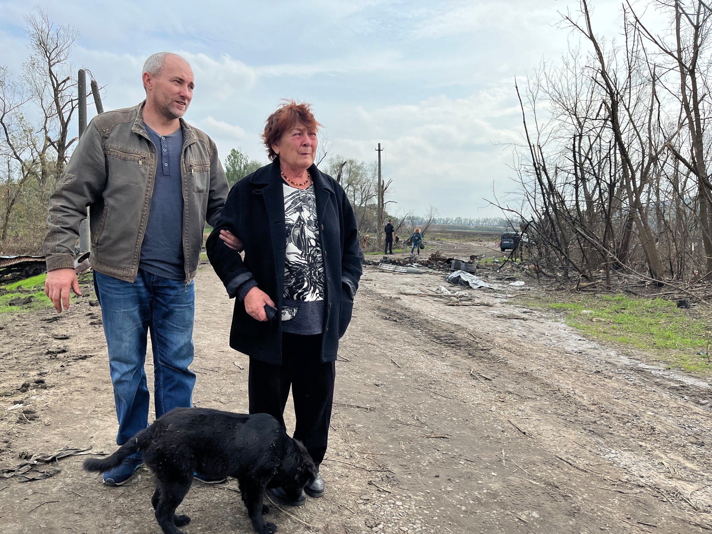 In het bevrijde Koepjansk wordt familie herenigd: ‘Papa, papa, wat is ...