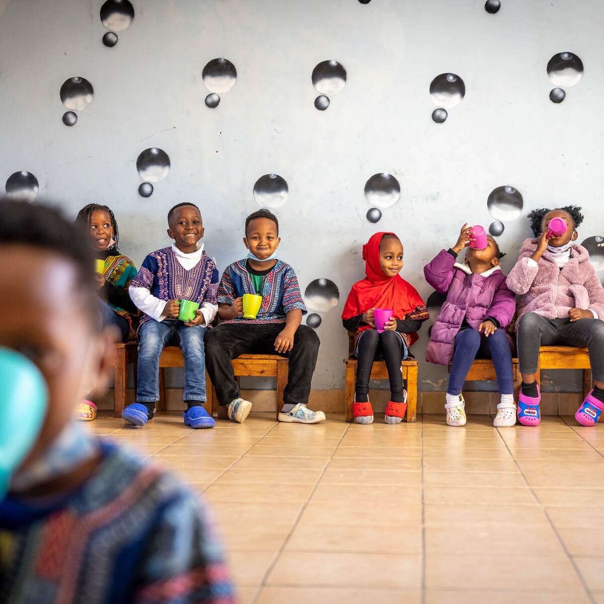 Rijke Afrikaanse Kinderen