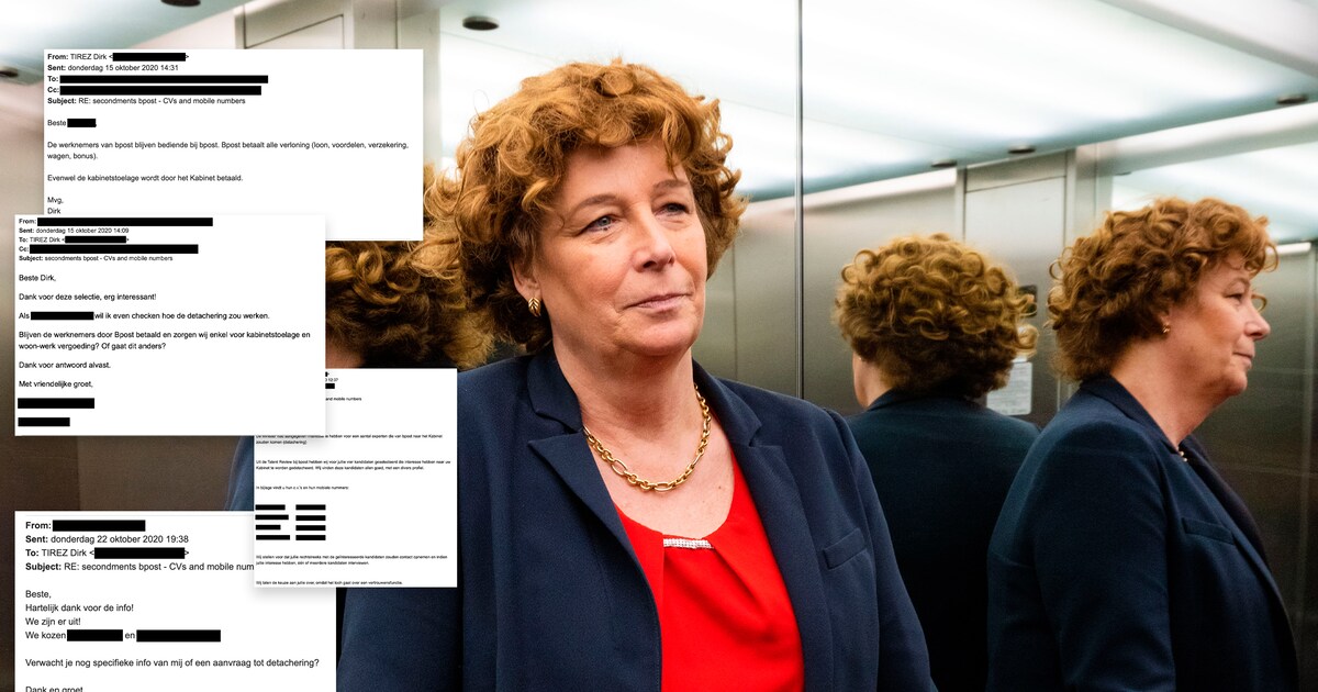 De mail die de medewerkers van Bpost op het kabinet van De Sutter deed belanden: ‘Blijven ze ...