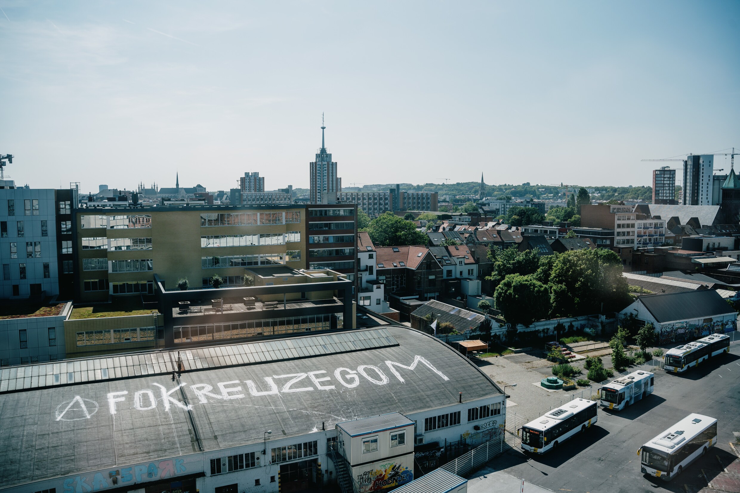 Onbekenden plaatsen onverbloemde boodschap voor Reuzegom in de buurt ...
