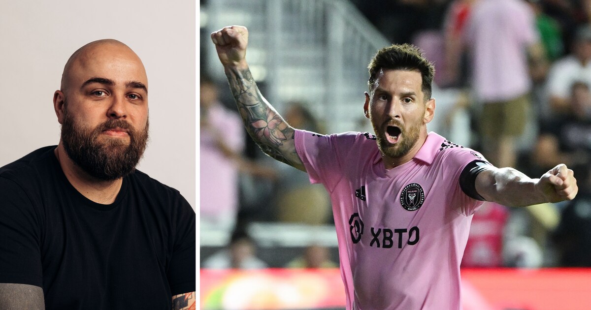 Lionel Messi, de allergrootste, speelt met de lamme en de blinde in een ...