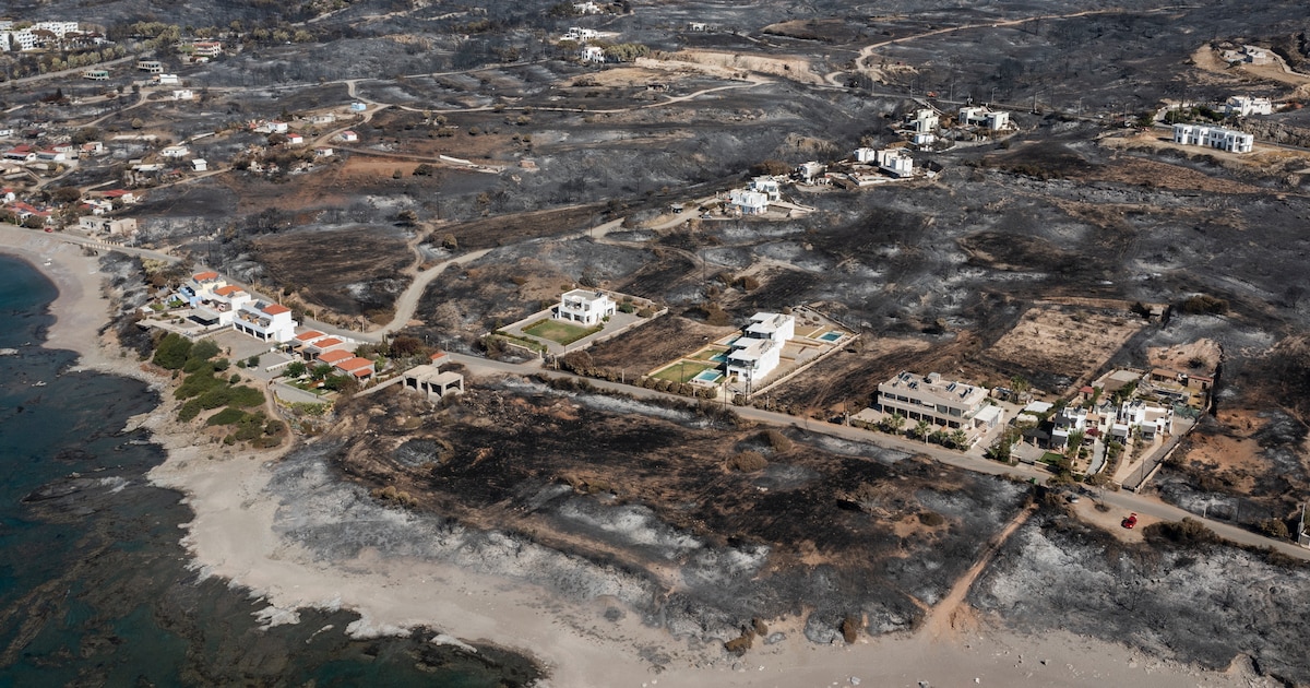 Bosbranden Griekenland na bijna twee weken onder controle | De Morgen