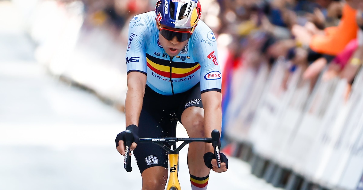 Opnieuw net niet voor Wout Van Aert: ‘Mathieu is de verdiende winnaar ...