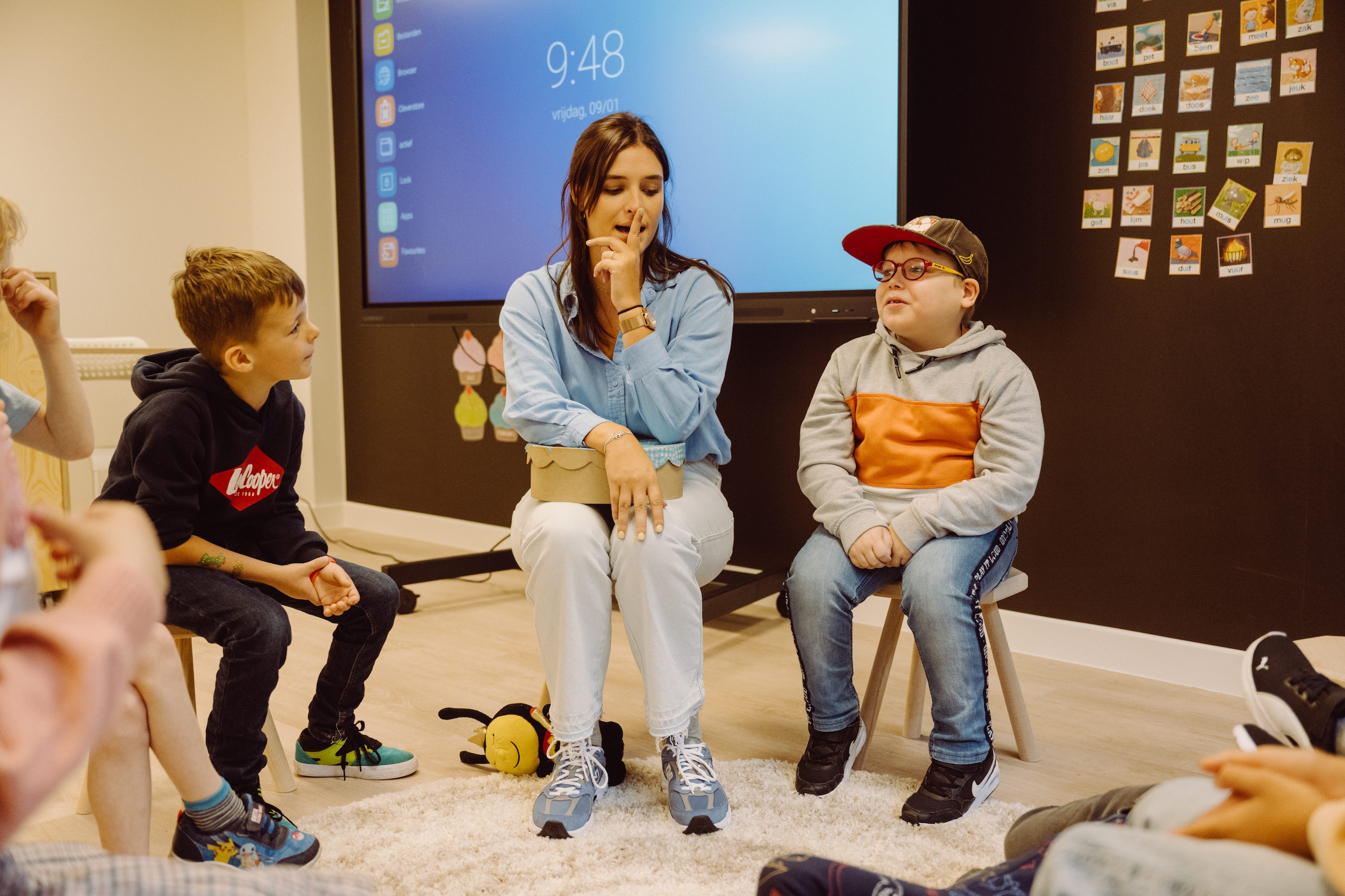 ‘Mooi om te zien hoe de oudere jongens meteen begrepen dat ze hem ...