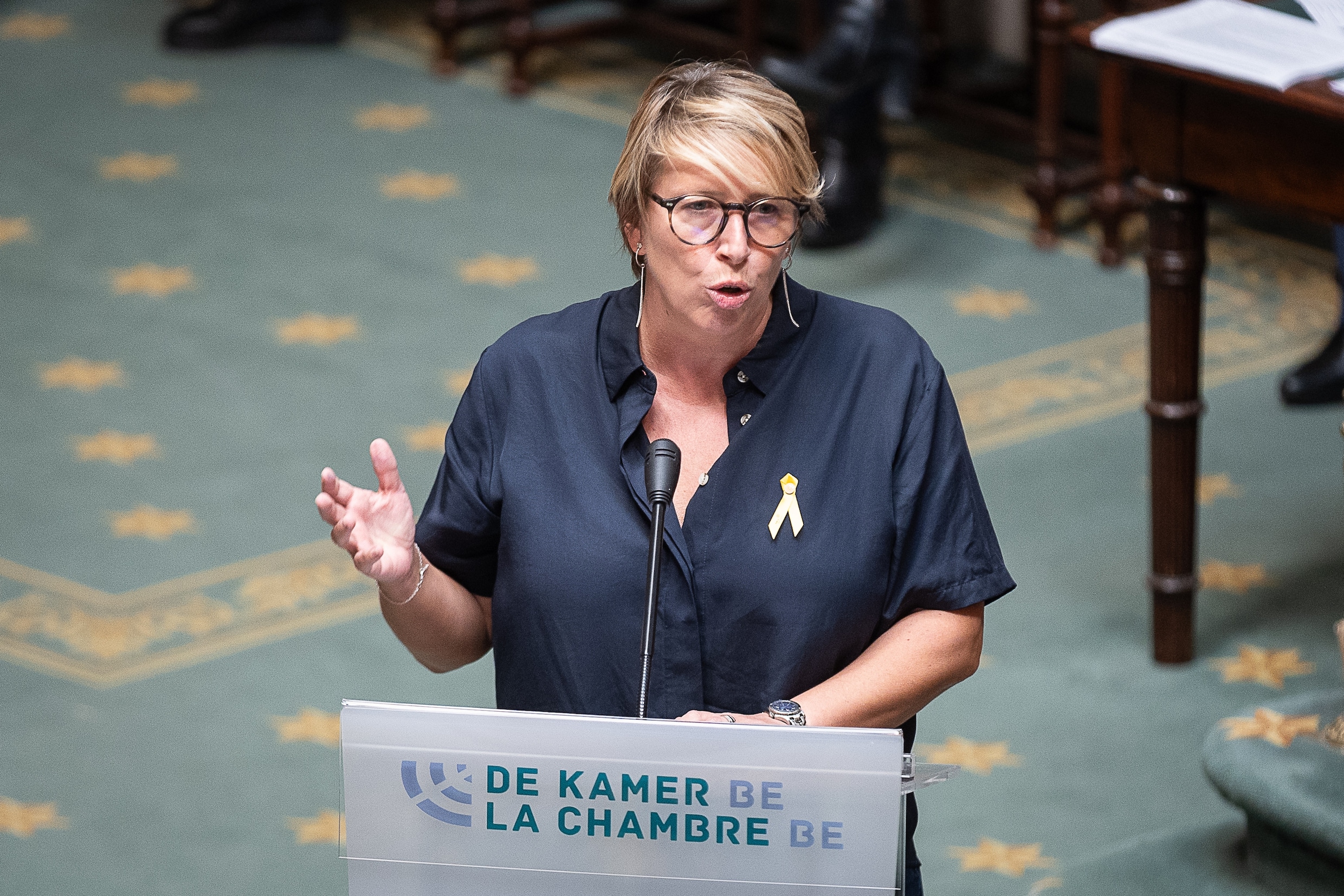 Federaal minister Caroline Gennez trekt Vlaamse Vooruit-lijst in ...