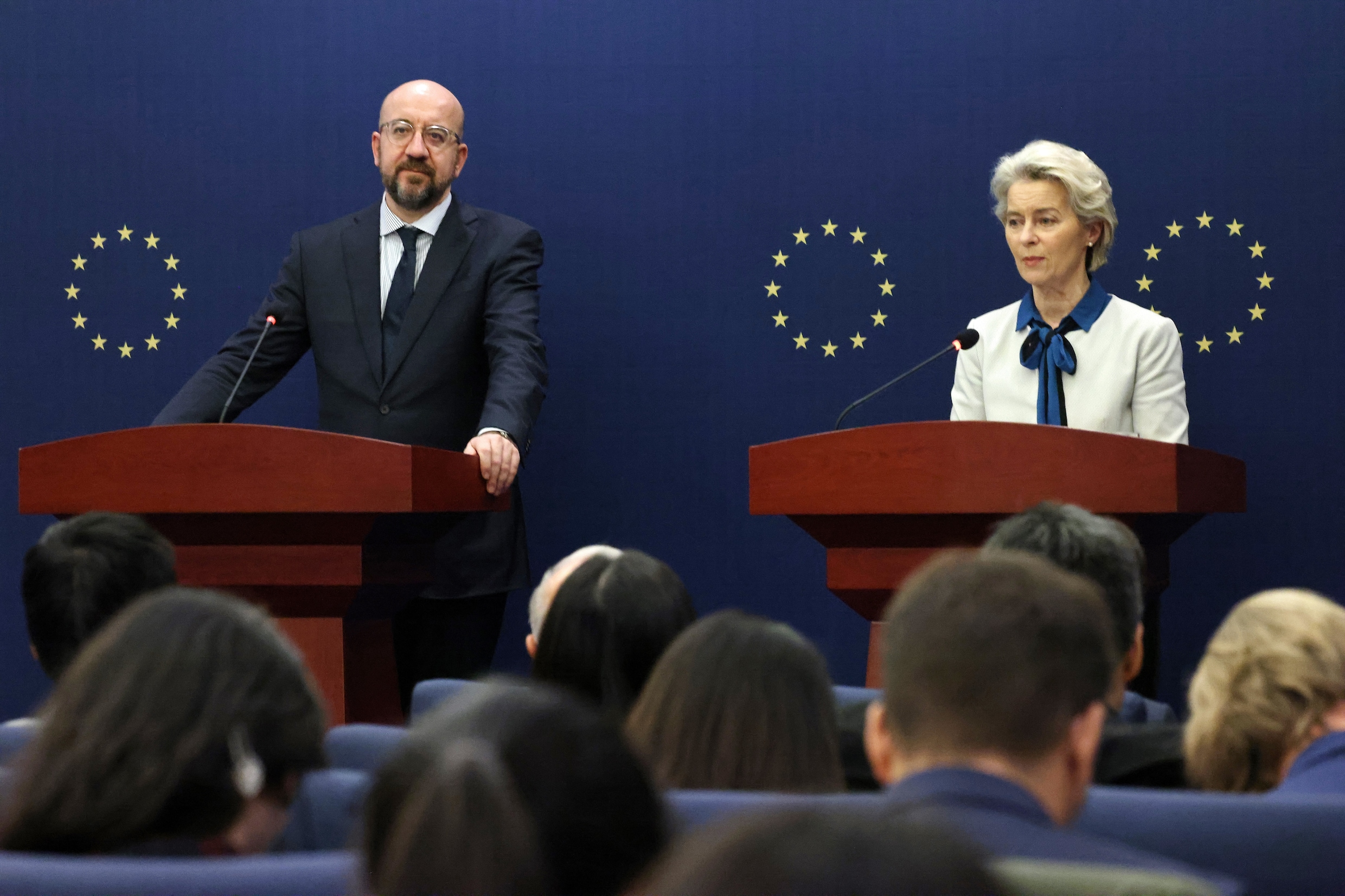 EU-leiders ‘tevreden’ over gesprekken in China | De Morgen