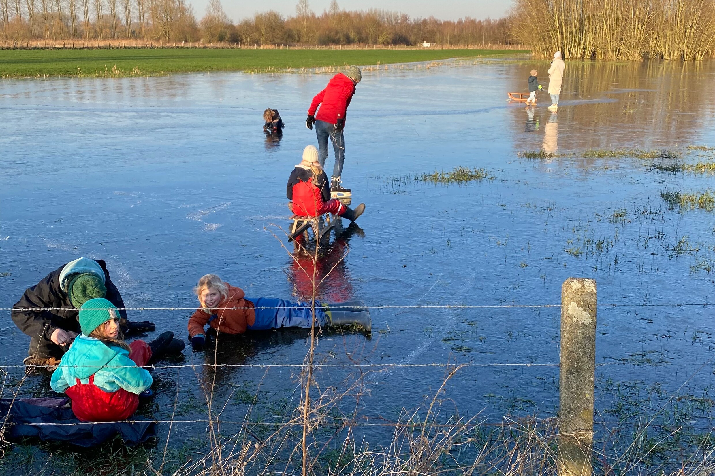 Schaatsen in de openlucht heeft de magie om het wak te overbruggen ...
