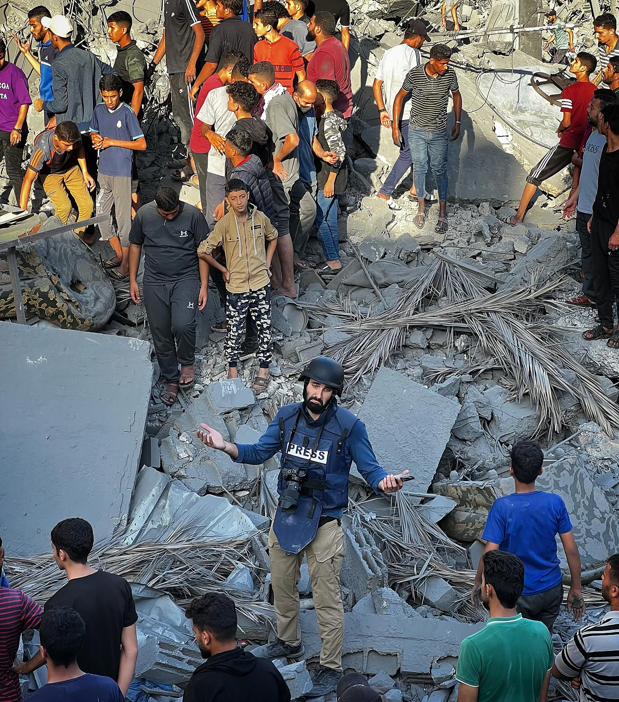 Met meer volgers dan Joe Biden bracht hij verslag uit vanuit Gaza, maar ...