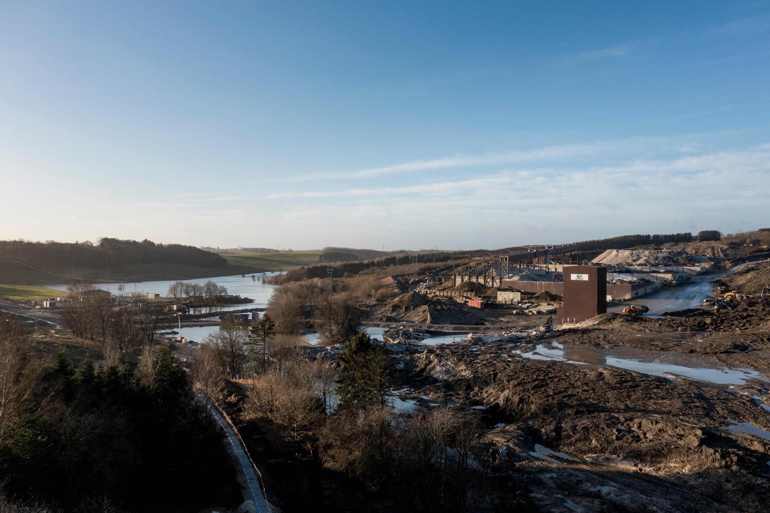 Deens dorp in gevaar door aardverschuiving met vervuilde grond | De Morgen