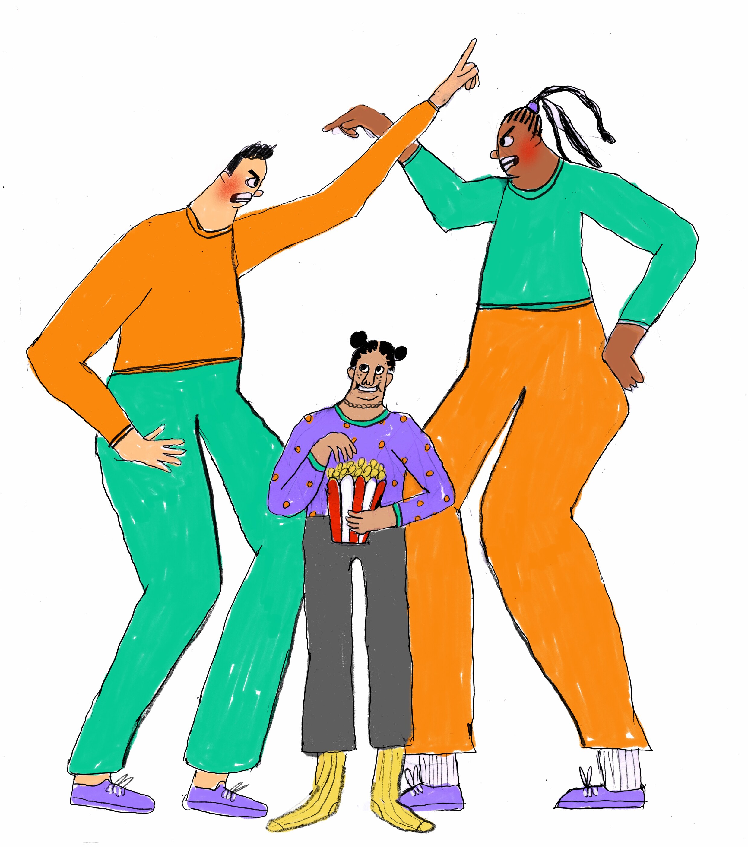 Ouders die ruziemaken waar de kinderen bij zijn, is dat een goed idee ...