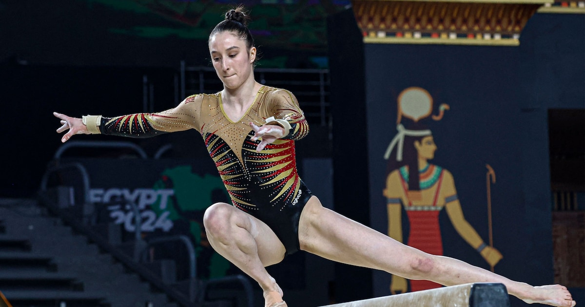 Nina Derwael pakt bij haar comeback goud op de balk in Wereldbeker | De ...