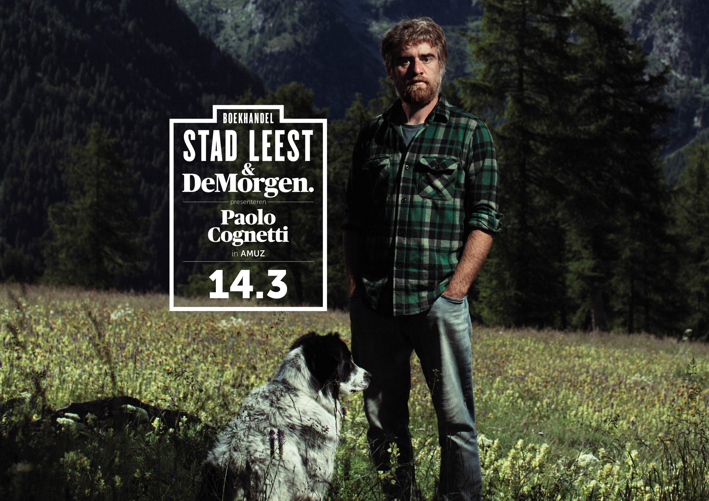 Paolo Cognetti, bekend van ‘De acht bergen’, stelt zijn nieuwe roman ...