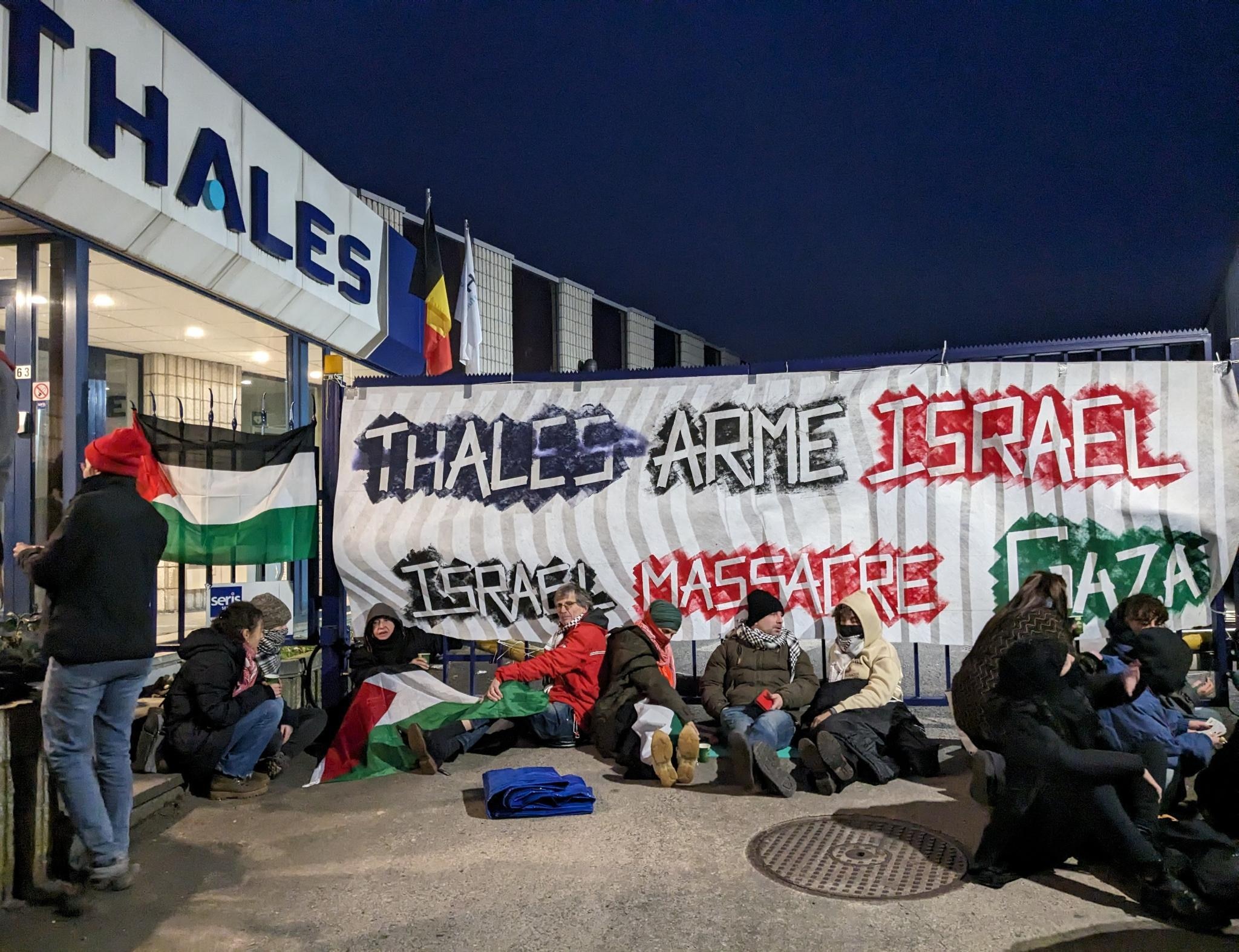 Pro-Palestijnse activisten blokkeren wapenbedrijven OIP Sensor Systems ...