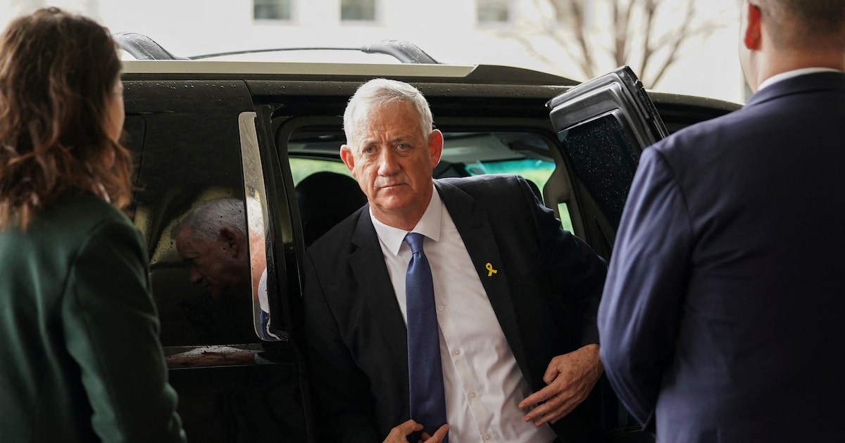 Benny Gantz hoopt dat hij de Israëlische premier Netanyahu nu eindelijk ...