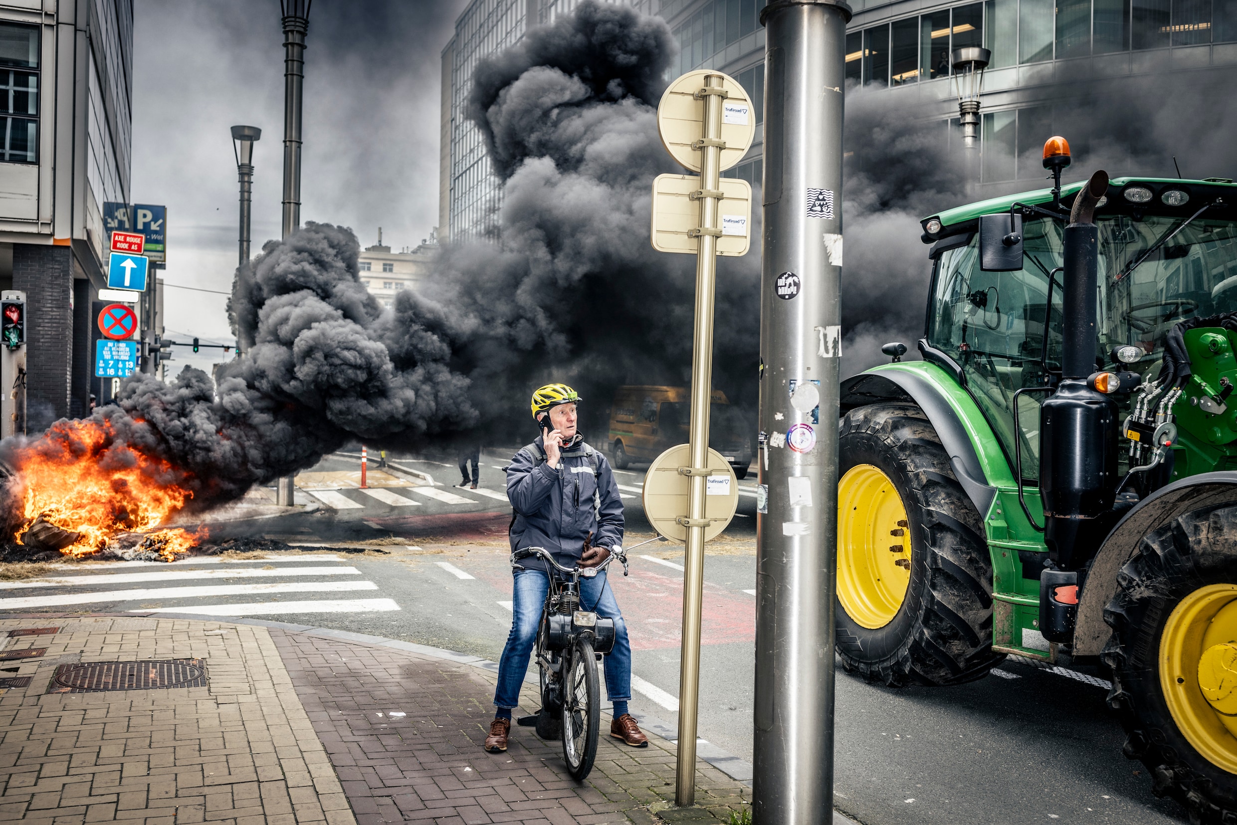 Gemoederen lopen hoog op bij nieuwe boerenprotesten in Brussel: politie ...