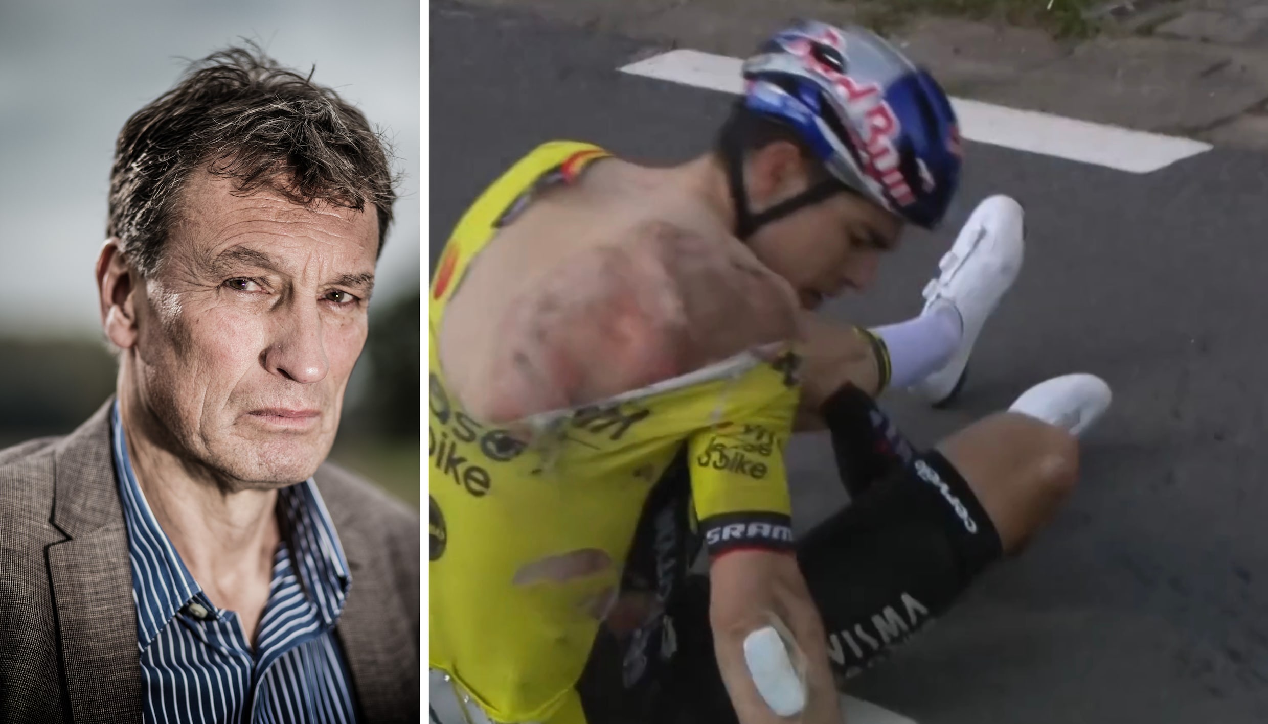 Hans Vandeweghe over de val van Wout van Aert: ‘Dit is de prijs die we betalen voor het moderne ...