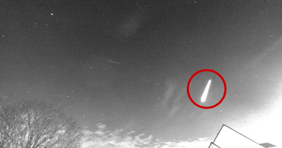 Heldere flits boven België en Nederland: meteoor valt neer boven ons ...