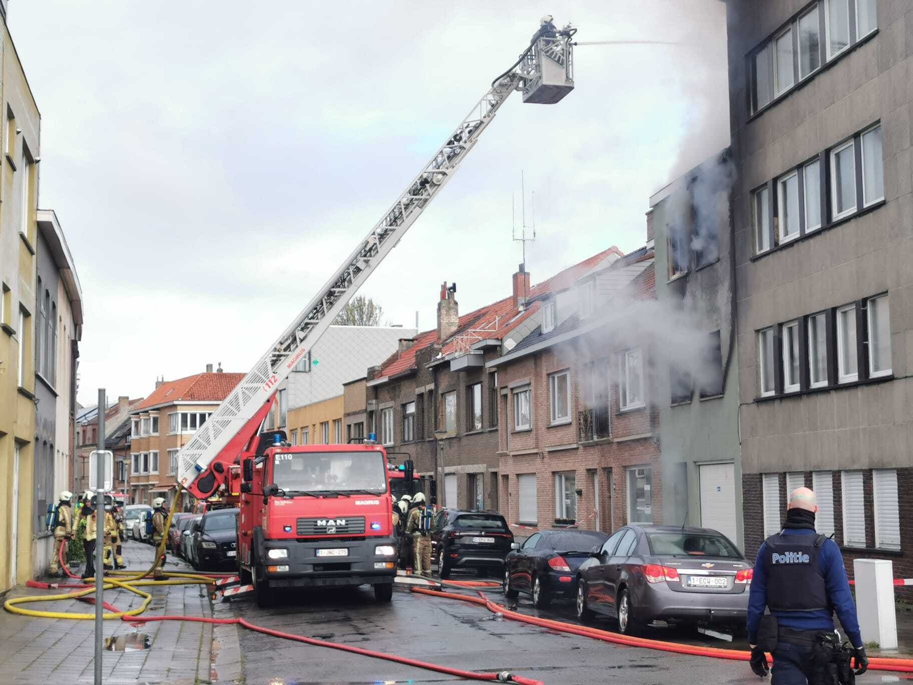 Vier gewonden bij zware woningbrand in Oostende | De Morgen