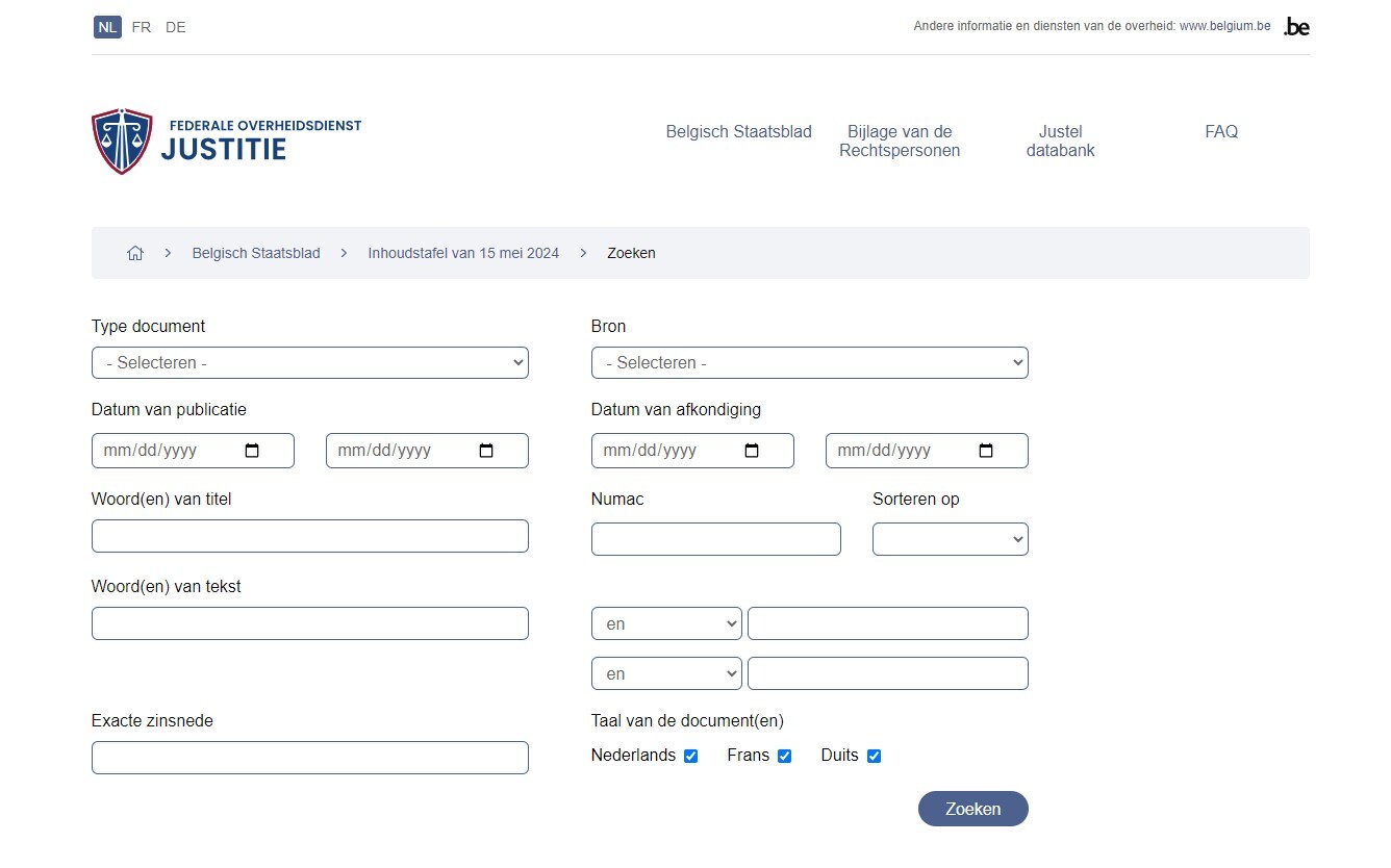 Website van Staatsblad na 27 jaar eindelijk gemoderniseerd: ‘Talloze ...