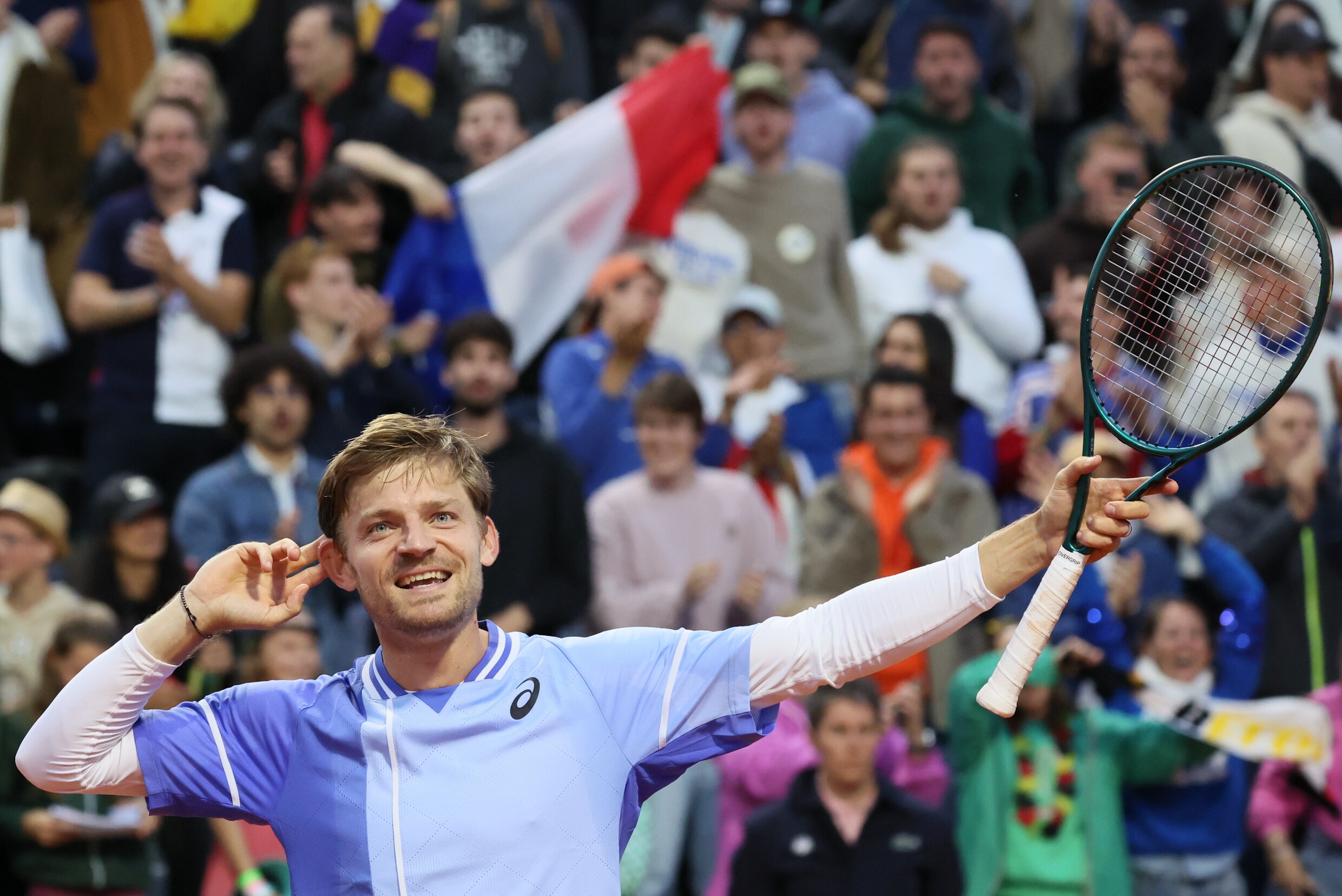 David Goffin knokt zich voorbij Mpetshi Perricard naar tweede ronde ...