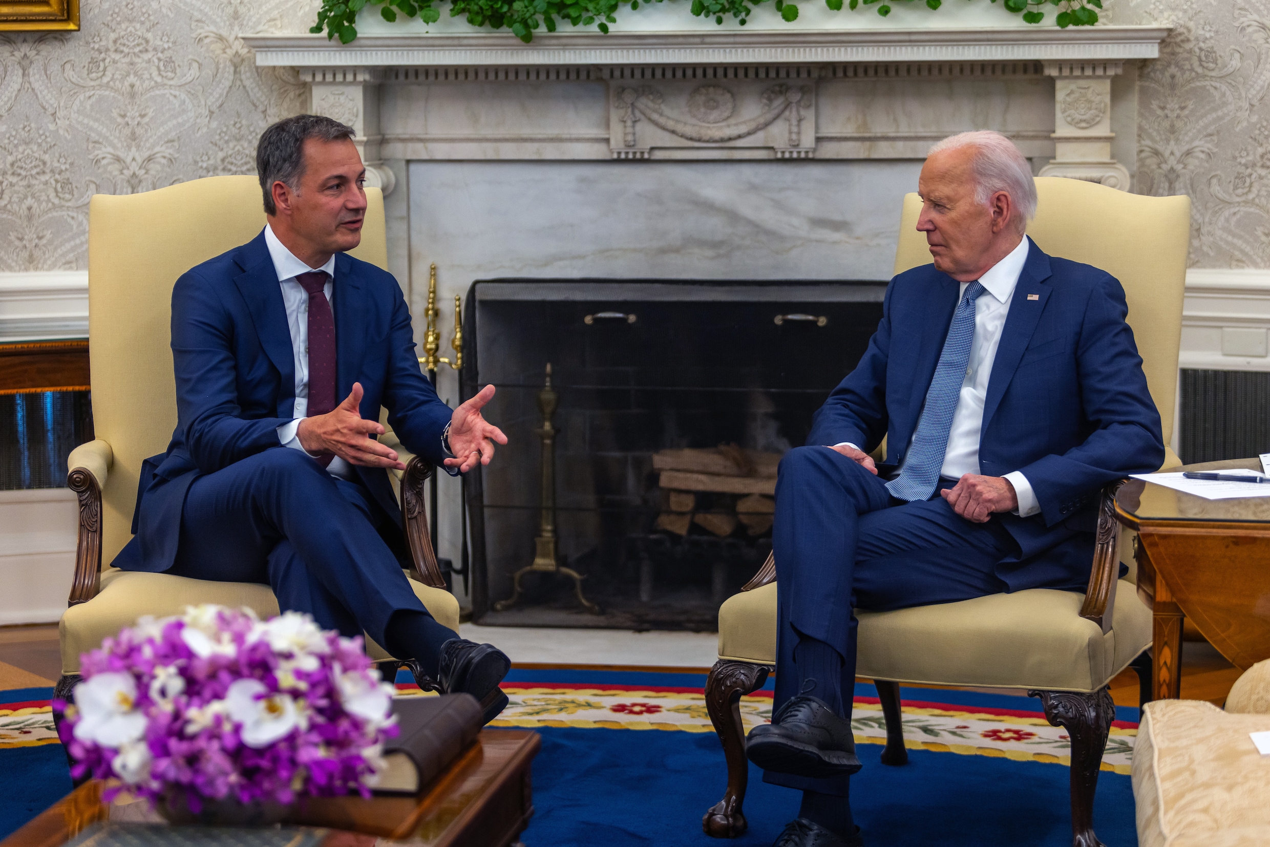 De Croo: Biden heeft België om hulp gevraagd om Palestijnen rond de ...