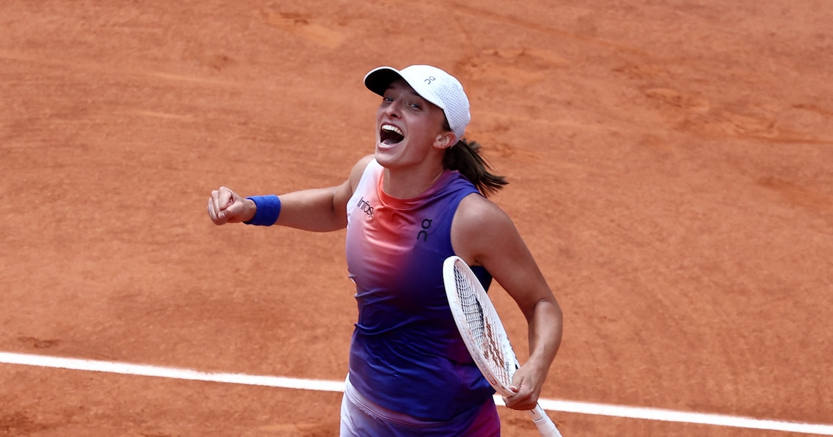 Poolse Swiatek wint voor derde keer op rij Roland Garros | De Morgen