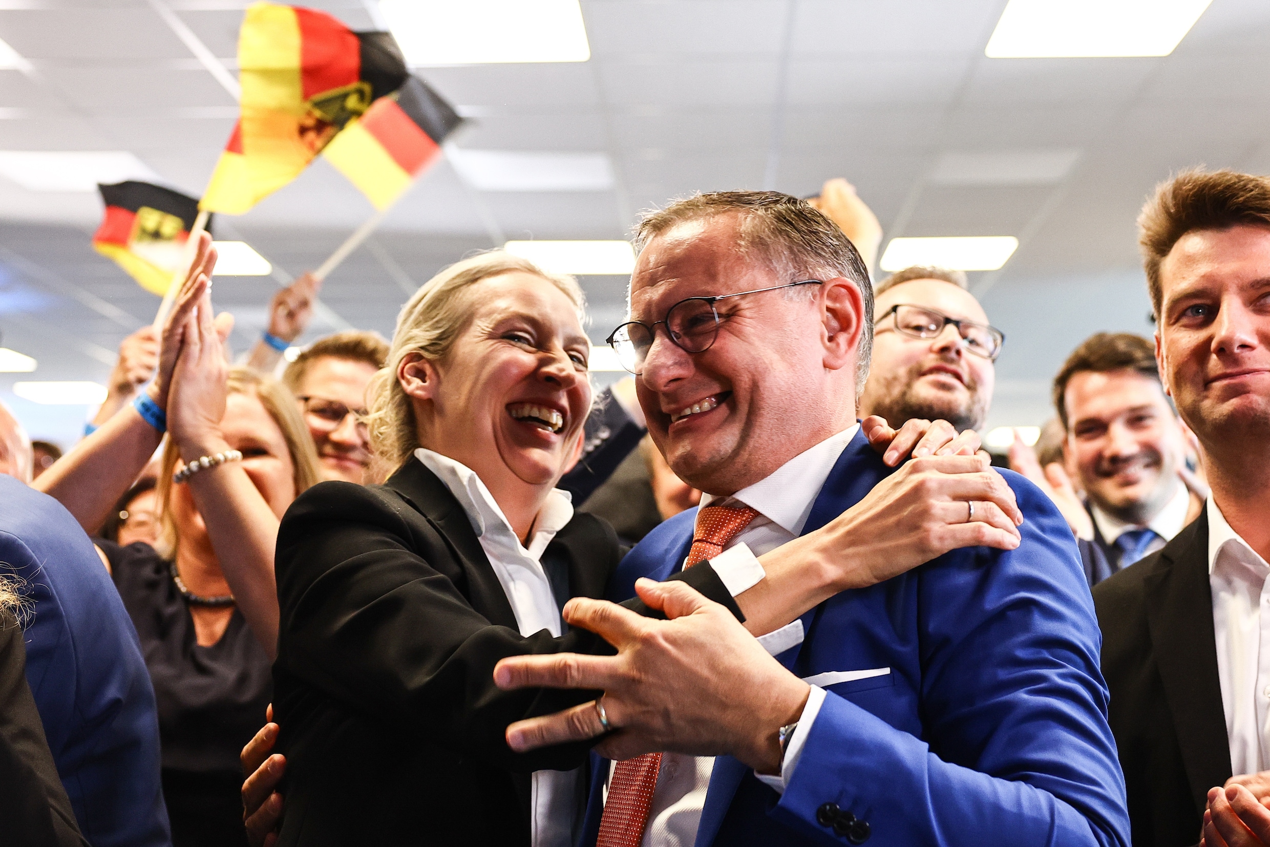 En plots is het extreemrechtse AfD de tweede grootste partij in Duitsland: ‘Ze staan duidelijk ...