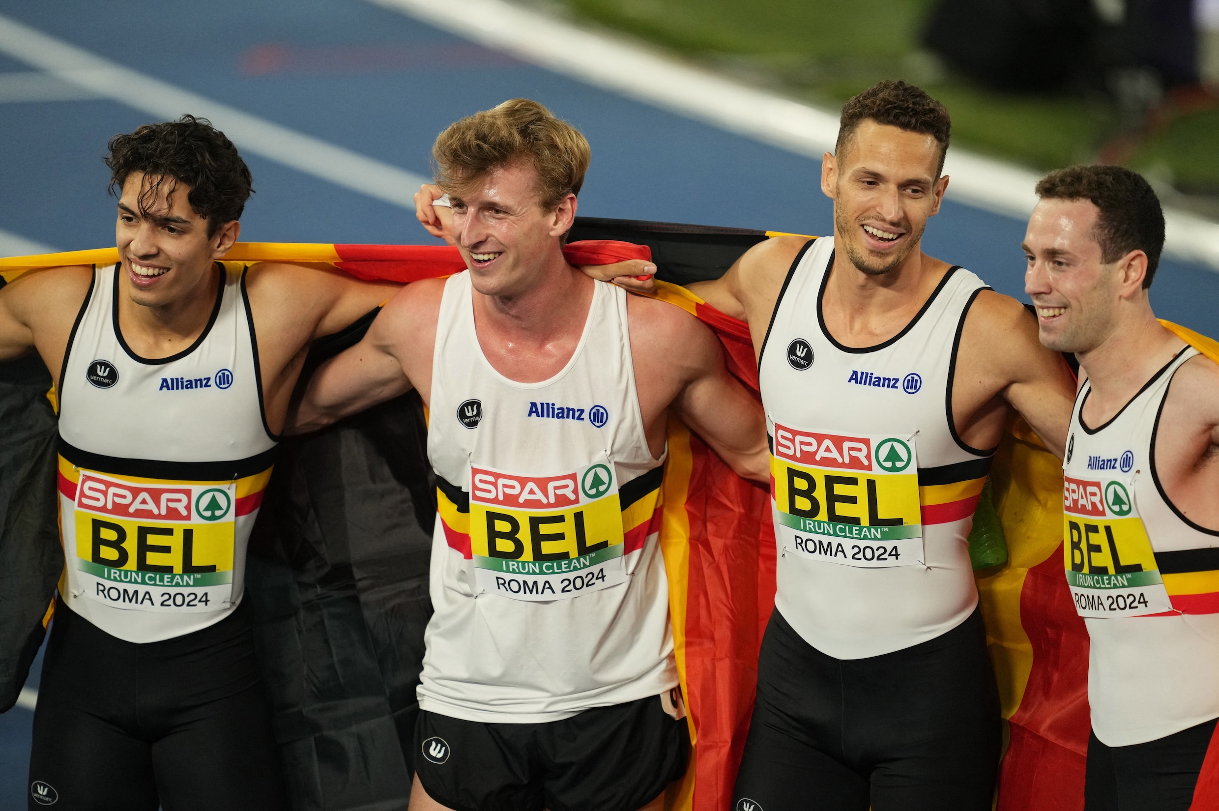Belgian Tornados halen goud op 4x400 meter op EK atletiek, Cheetahs ...