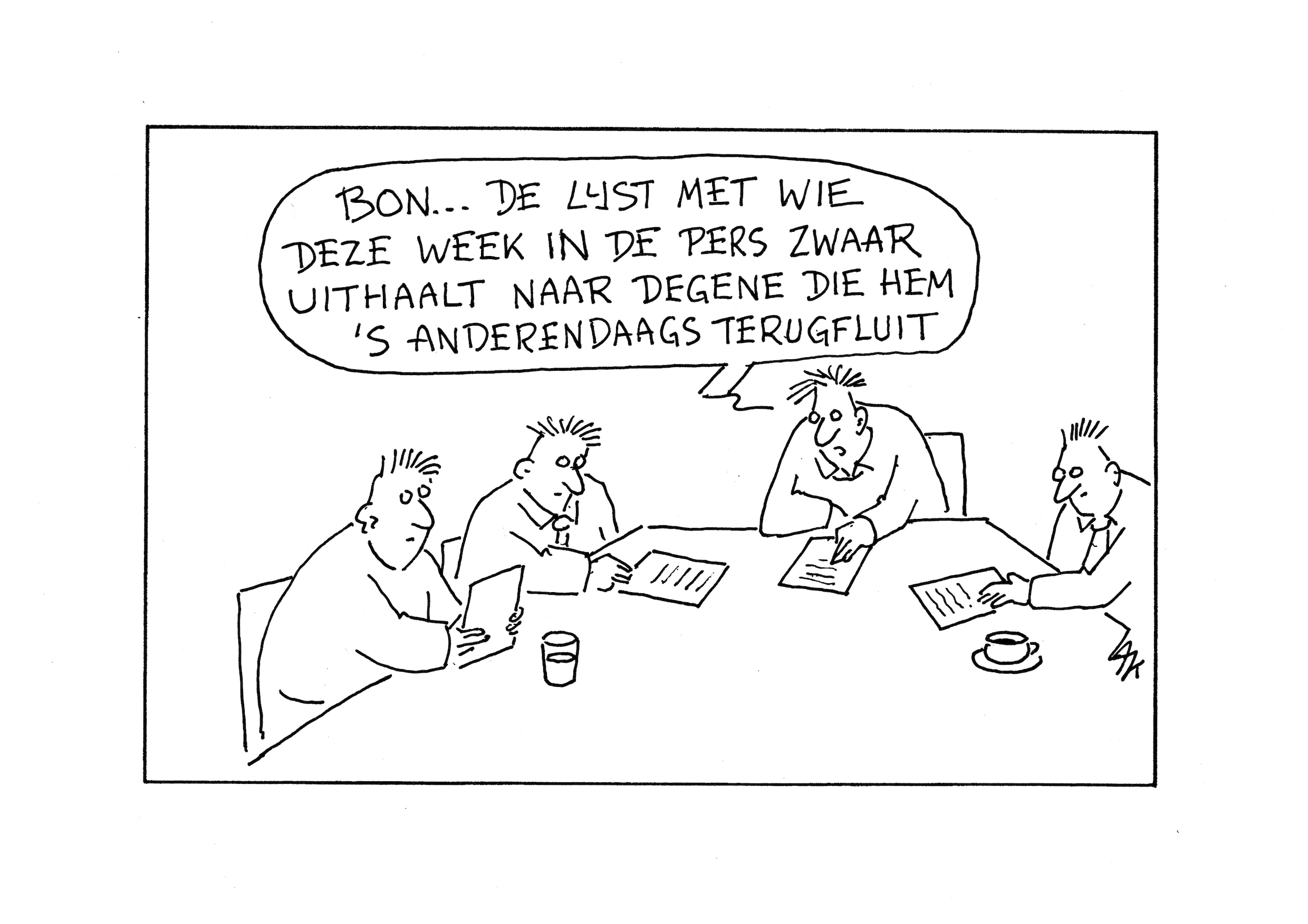 Zak-cartoon van de dag | De Morgen