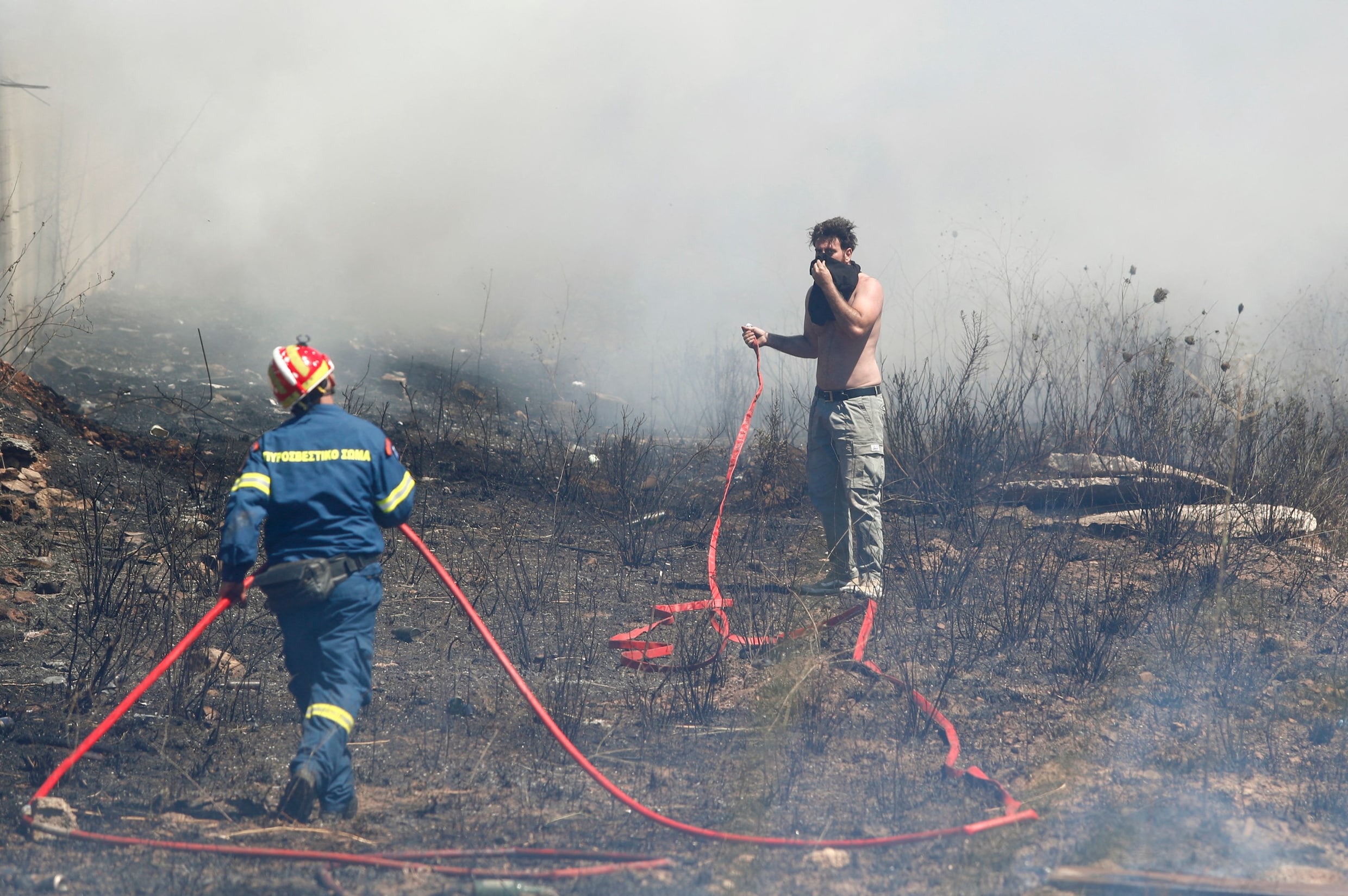Meerdere bosbranden in Griekenland door roekeloosheid van mensen | De ...