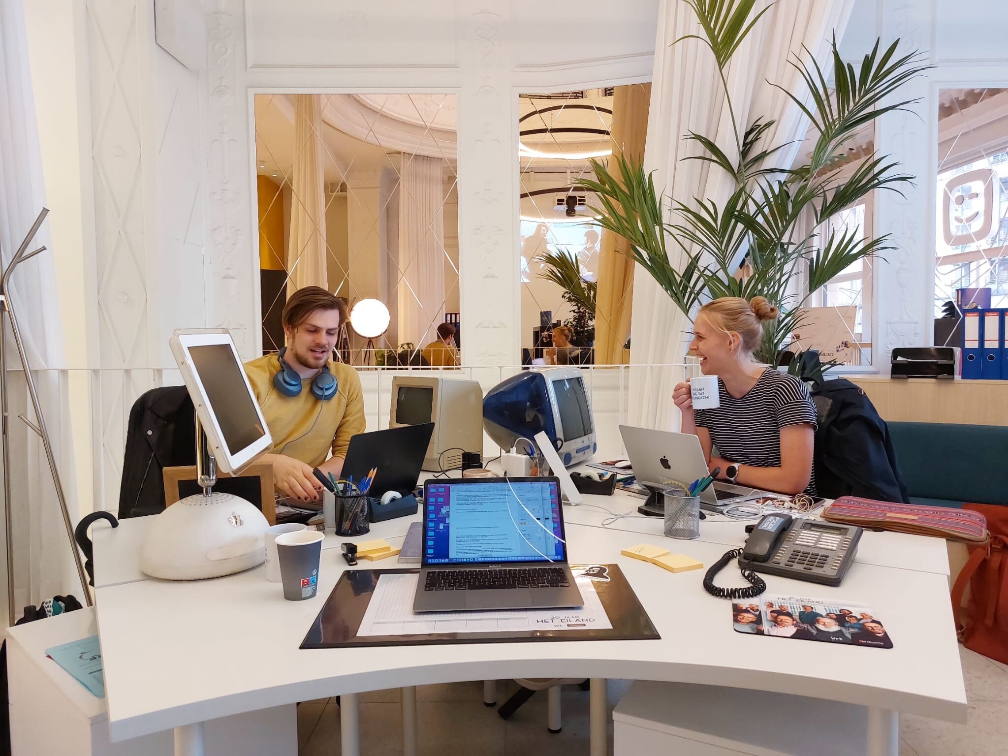 Coworking tussen Sammy Tanghe en Protput: ‘Op kantoor smijten we die ...