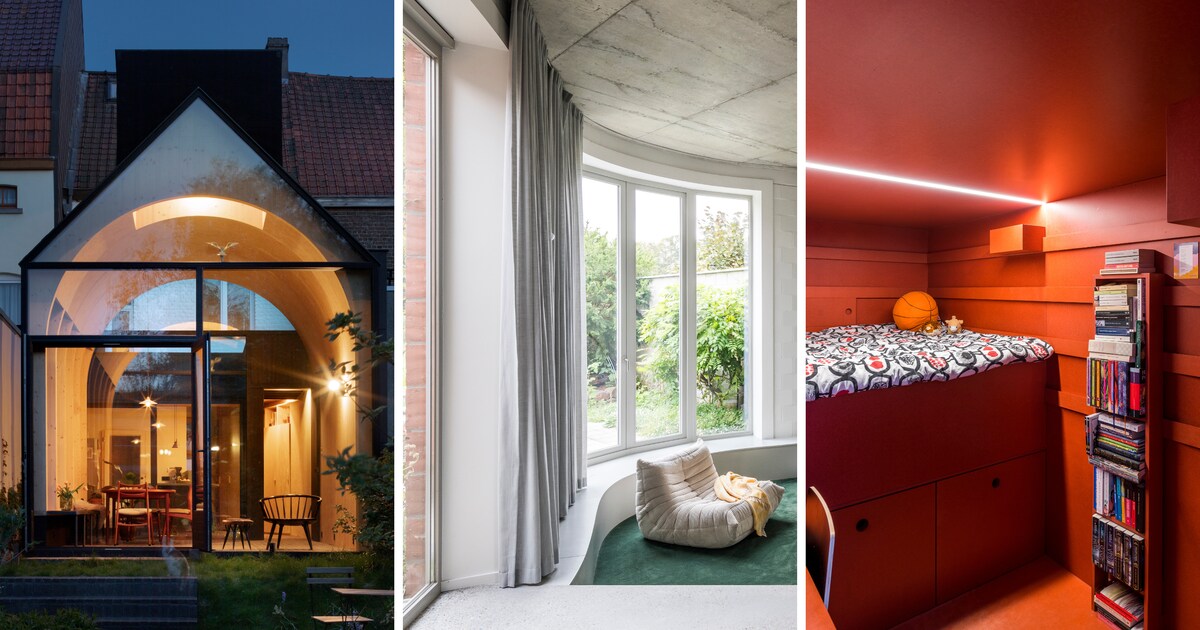 Spiegels, ronde muren of een huis in een huis: 7 woningen waar niets is ...