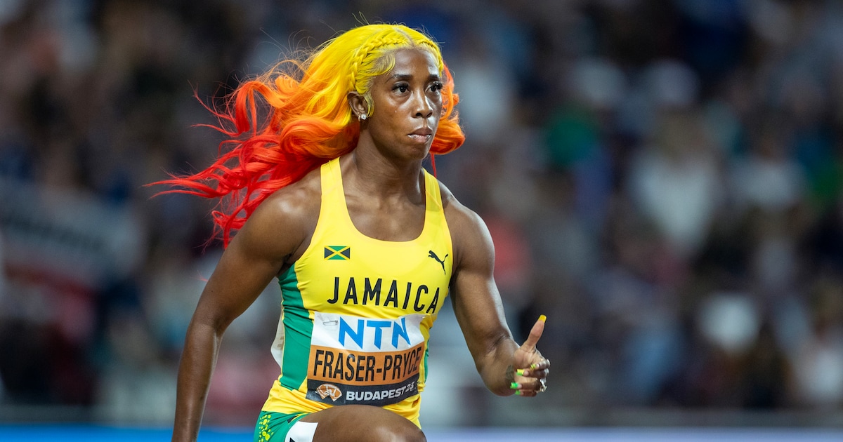 Het kapsel van atlete Shelly-Ann Fraser-Pryce is niet zomaar een kapsel ...